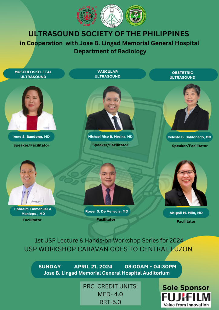 Ultrasound Society Of The Philippines 1st Usp Lecture Hands On